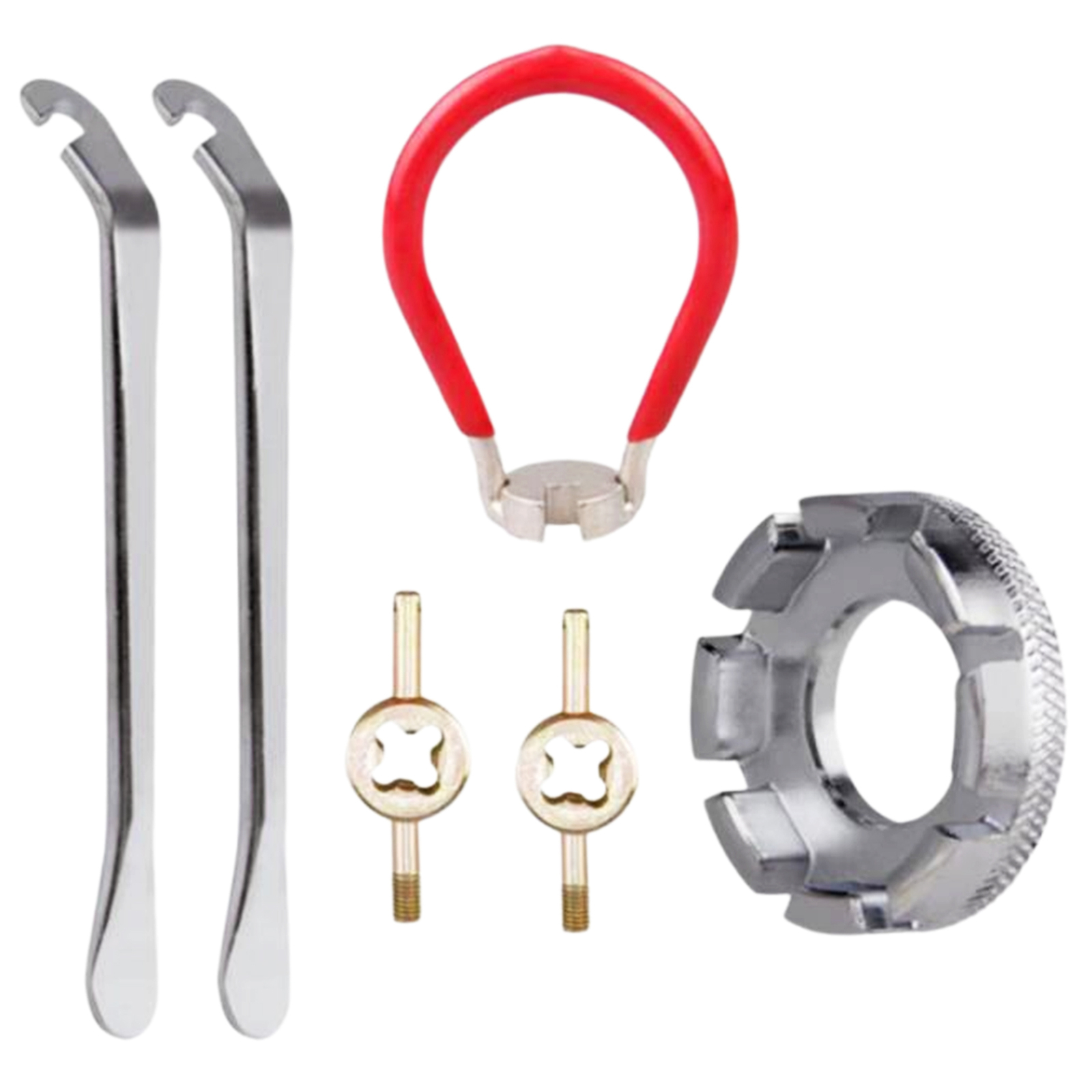 6pcs/set Wheel Alignment Tightening MTB Tyre Lever Bike Spoke Wrench ...