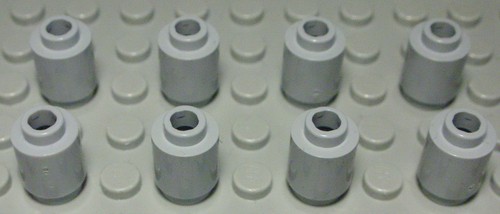 LEGO Stone Round 1x1 New Grey 8 Piece | eBay