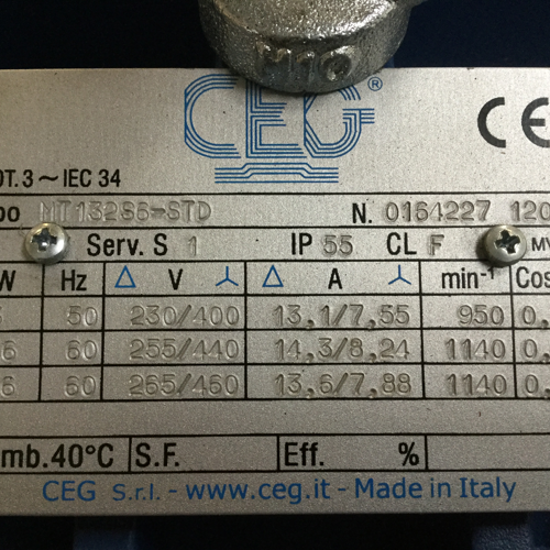 MT132S6-STDB3 CEG Italy 3 kW non standard or 35 132-6P 22kW 2... | eBay