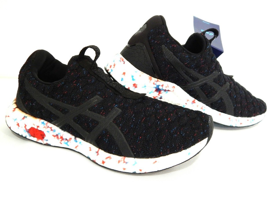 ASICS HYPER GEL KENZEN BLACK ISLAND BLUE MEN SHOES SIZE 9 | eBay