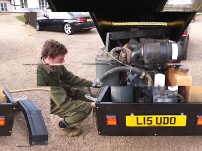 Diesel Compressor Servicing Road Tow Compressor Servicing On Site ...