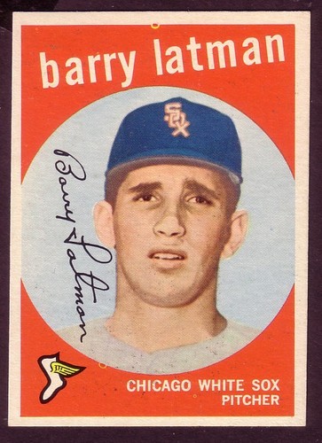 1959 TOPPS BARRY LATMAN CARD NO:477 NEAR MINT CONDITION | eBay