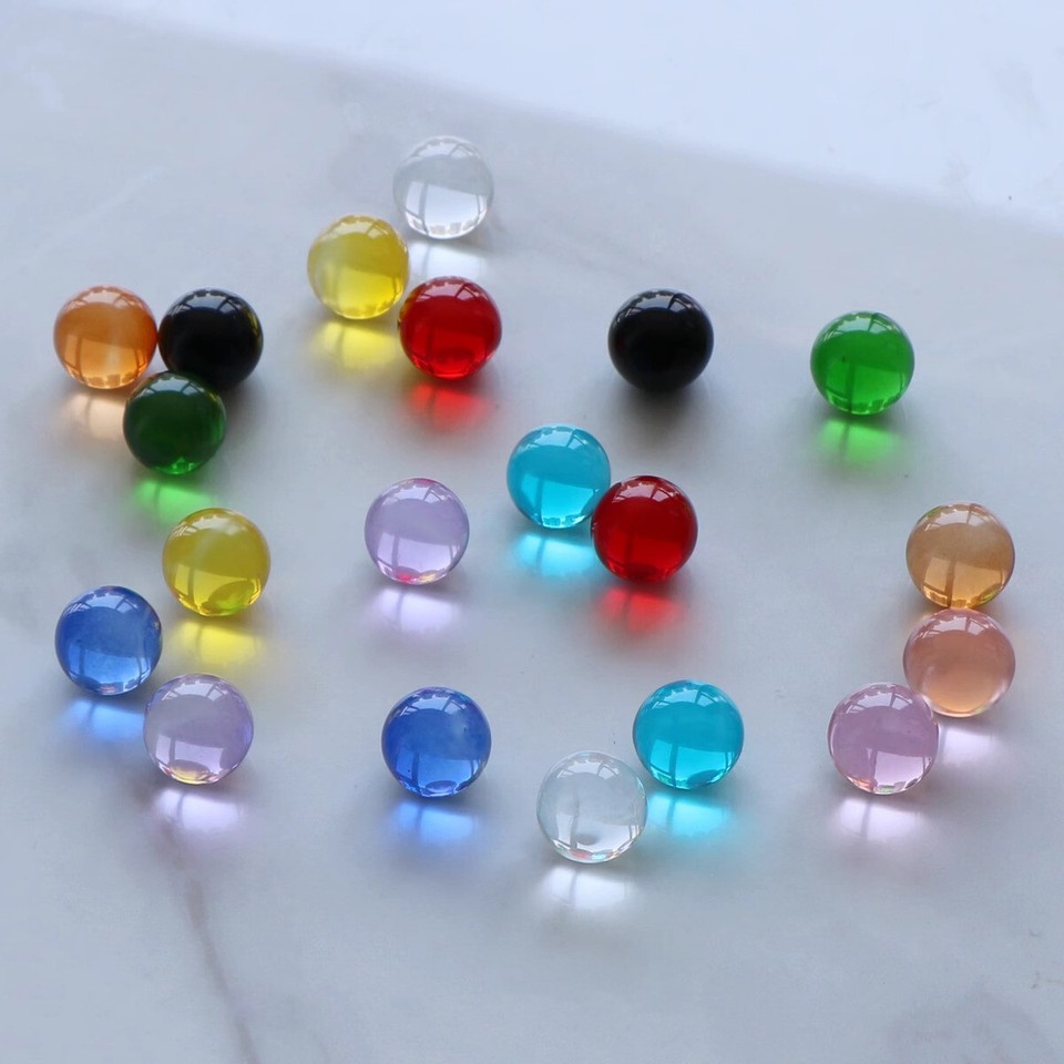 15mm Marble Beads Colorful Ball Glass Marbles Glass Ball Clear Glass ...