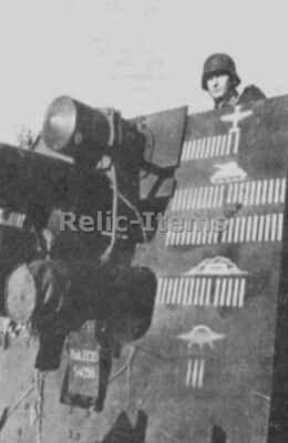 WW2 Picture Photo OVNI appears on German Flak kill markings 2111 | eBay