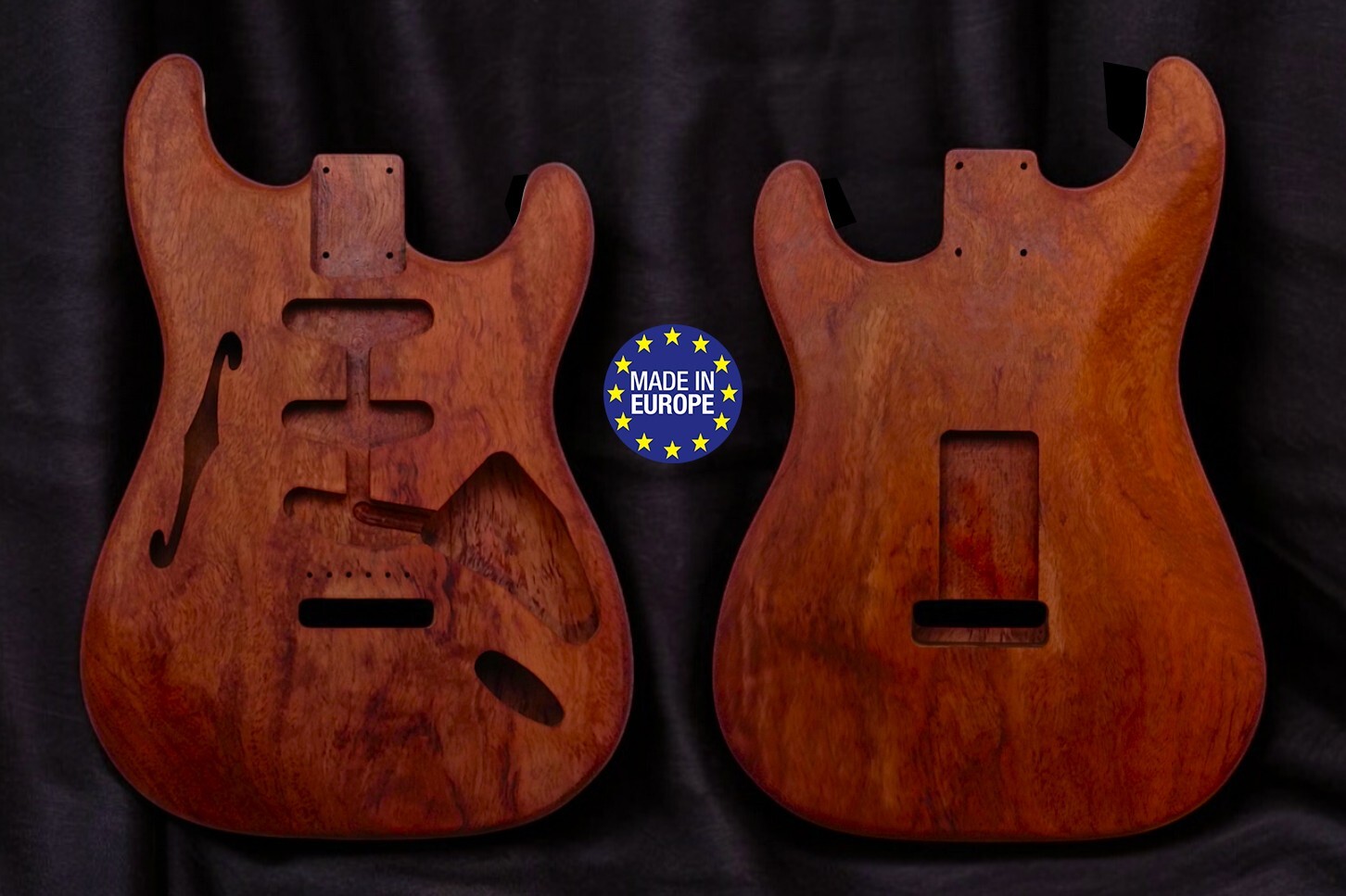 Electric Guitar Body Fits STRAT Thinline 1 PC Bubinga Unique | eBay