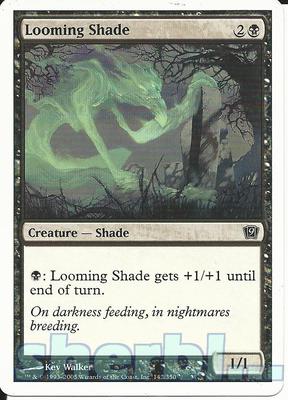 MTG Magic the Gathering TCG 9th Ninth Edition Looming Shade Creature ...