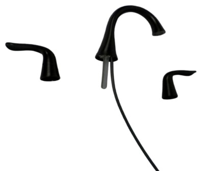 Delta 3538-RBMPU-DST Lahara Two Handle Widespread Bathroom Faucet With ...