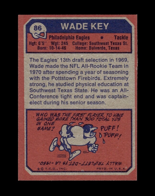 1973 Topps Set-Break # 86 Wade Key NM-MT OR BETTER *GMCARDS* | eBay