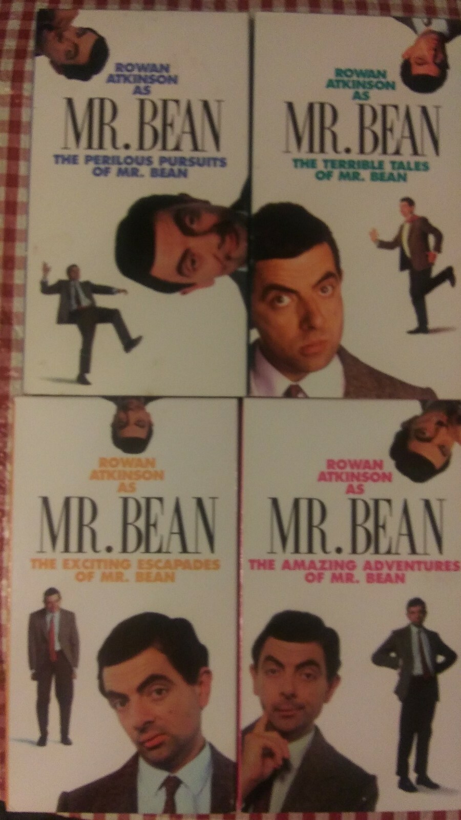 Mr. Bean A box of beans Set of 4 VHS Tapes Comedy VCR Rowan Atkinson | eBay
