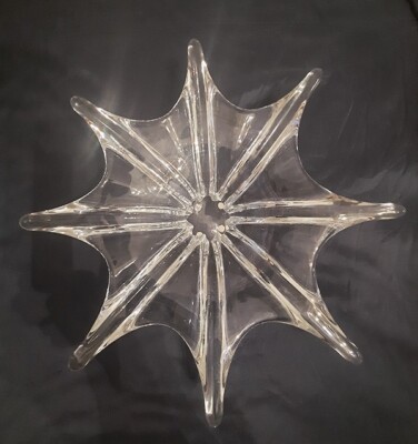 Baccarat Crystal Clear Star Centerpiece Bowl (14 by 14 by 3") | eBay