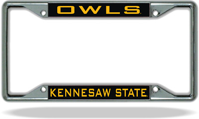 Kennesaw State OWLS License Plate Frame | eBay