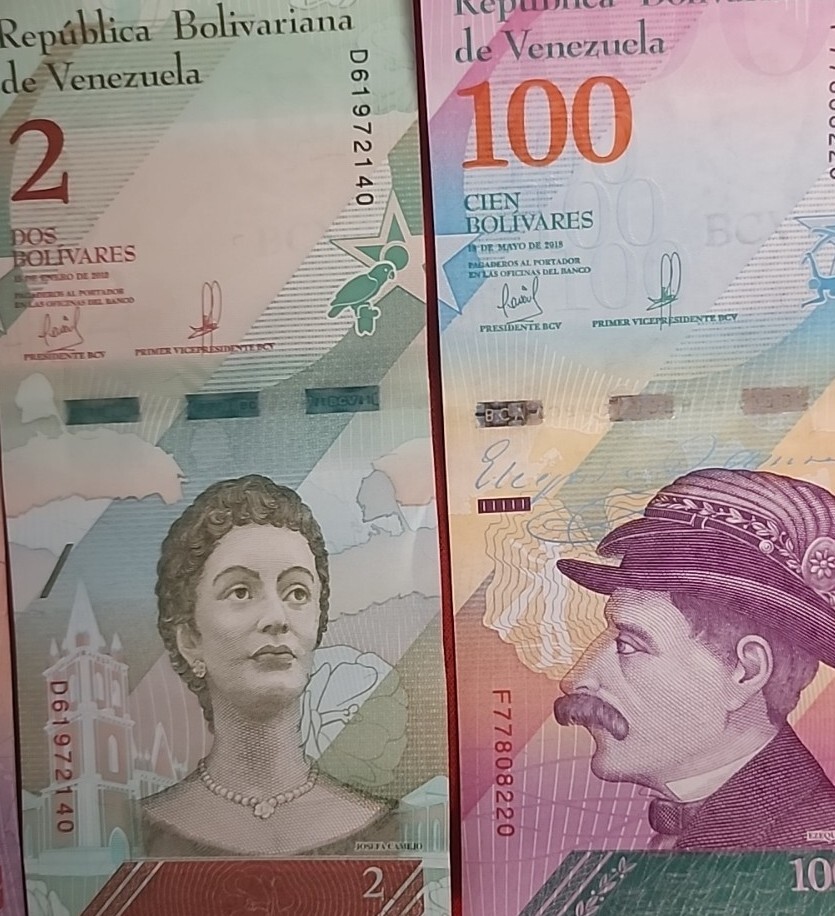 3 PCS UNC Banknotes Lot. Venezuela Paper Money Currency Set. Venezuelan ...