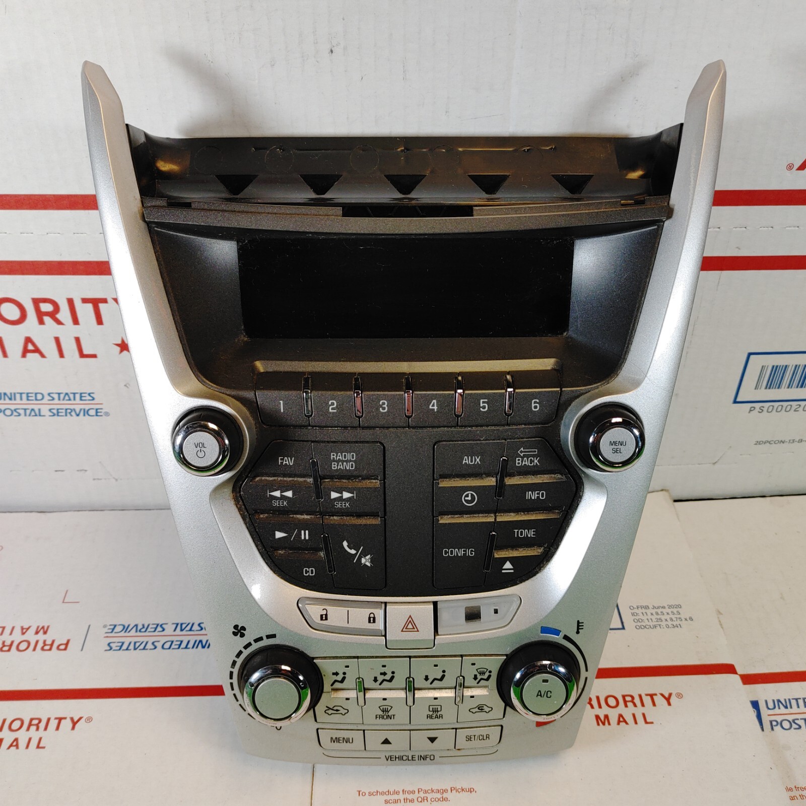 12-15 Chevy Equinox Terrain Radio Face Climate Control Panel Bezel ...