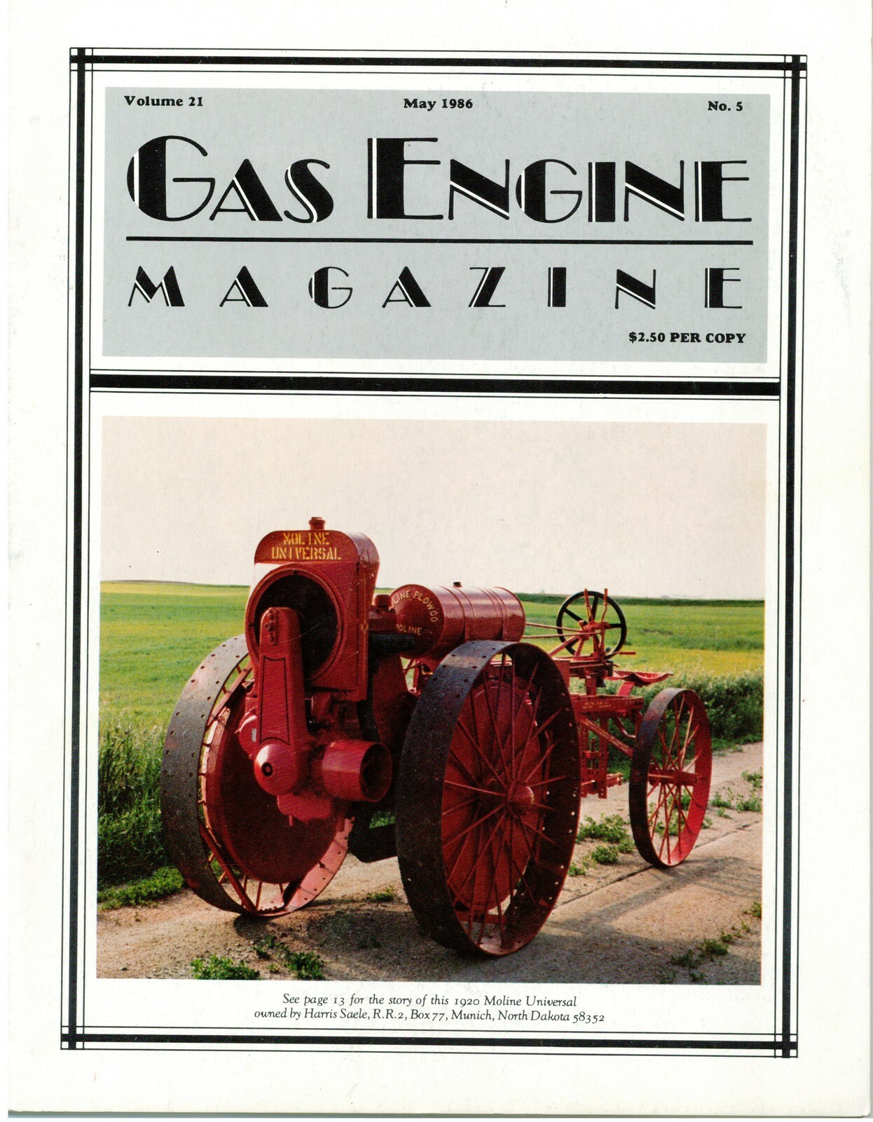 1920 Moline Universal D Tractor Chilhowee Antique Farm Collectors ...