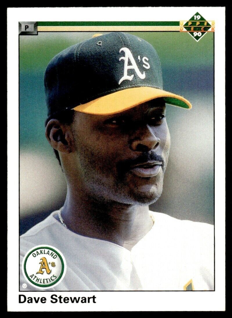 1990 Upper Deck #272 Dave Stewart Pitcher Oakland Athletics FREE ...