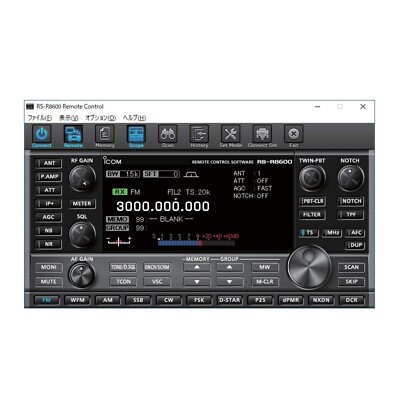 ICOM RS-R8600 Remote Control Software RSR8600 APPLICATION USB Memory ...
