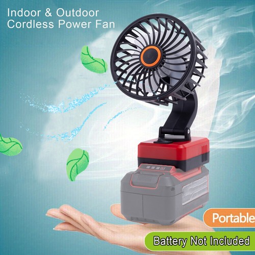 Outdoor Cordless Power Fan For OZITO 18V 20V lithium-ion Battery With ...