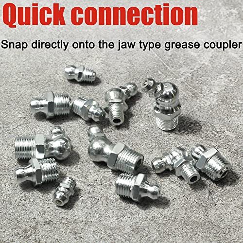 Tool Grease Fittings Kit 70pc Sae & Metric Grease Zerk Assortment ...