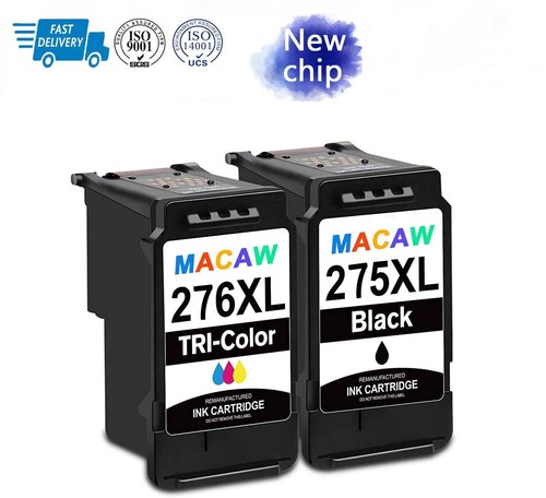 2x PG-275XL CL-276XL Ink compatible with Canon PIXMA TS3500 TS3522 ...