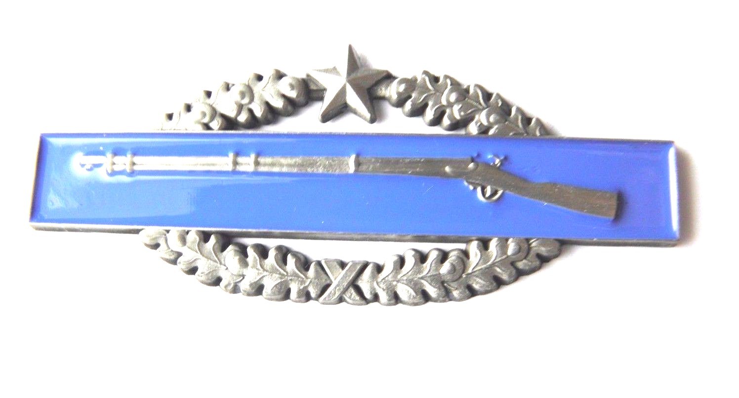 ARMY CIB 2ND AWARD 3" REGULATION BADGE PIN | eBay