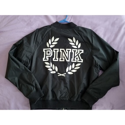 Victoria Secret Pink Logo Jacket Size Medium | eBay