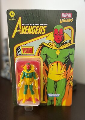 VISION Marvel Legends Retro Collection The Avengers Vision 3.75" Action ...