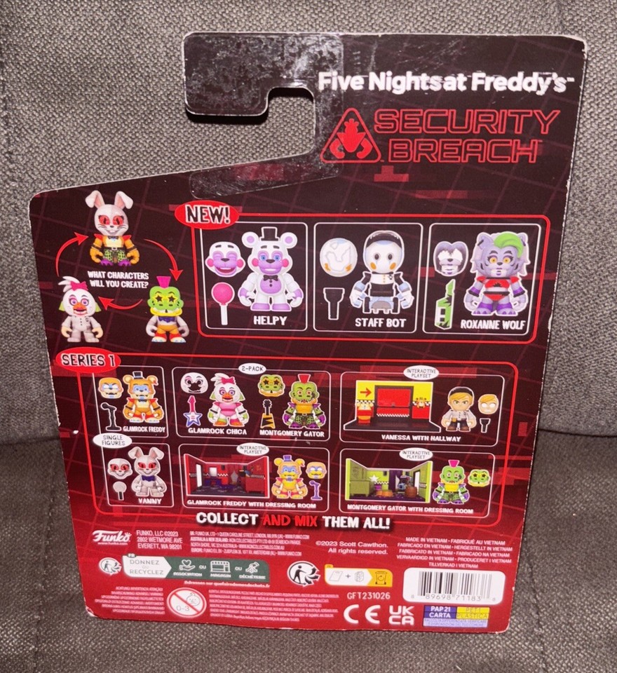 Funko FNAF Snaps! Five Nights at Freddy's Security Breach STAFF BOT ...