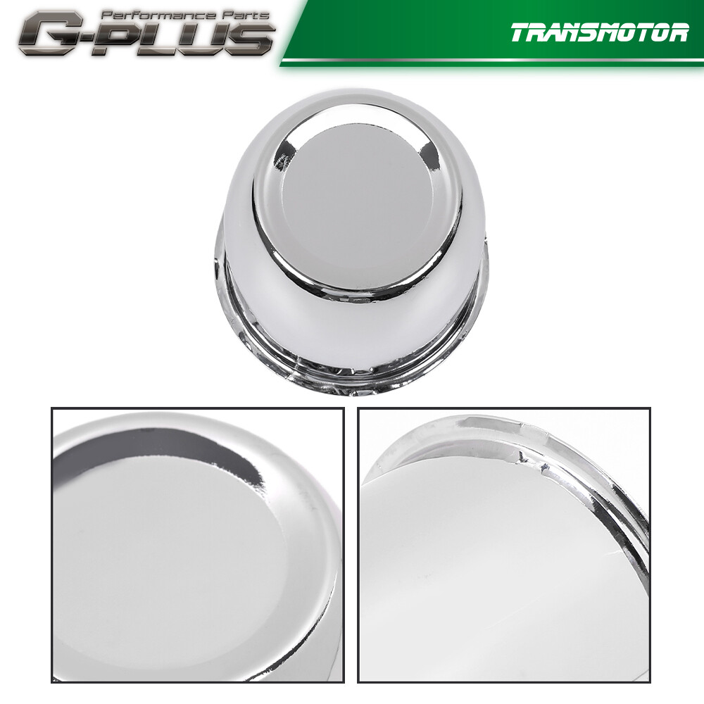 4 Silver Push Through Center Caps Fit For 3.18" Rims Center Bore Trailer Rim | eBay