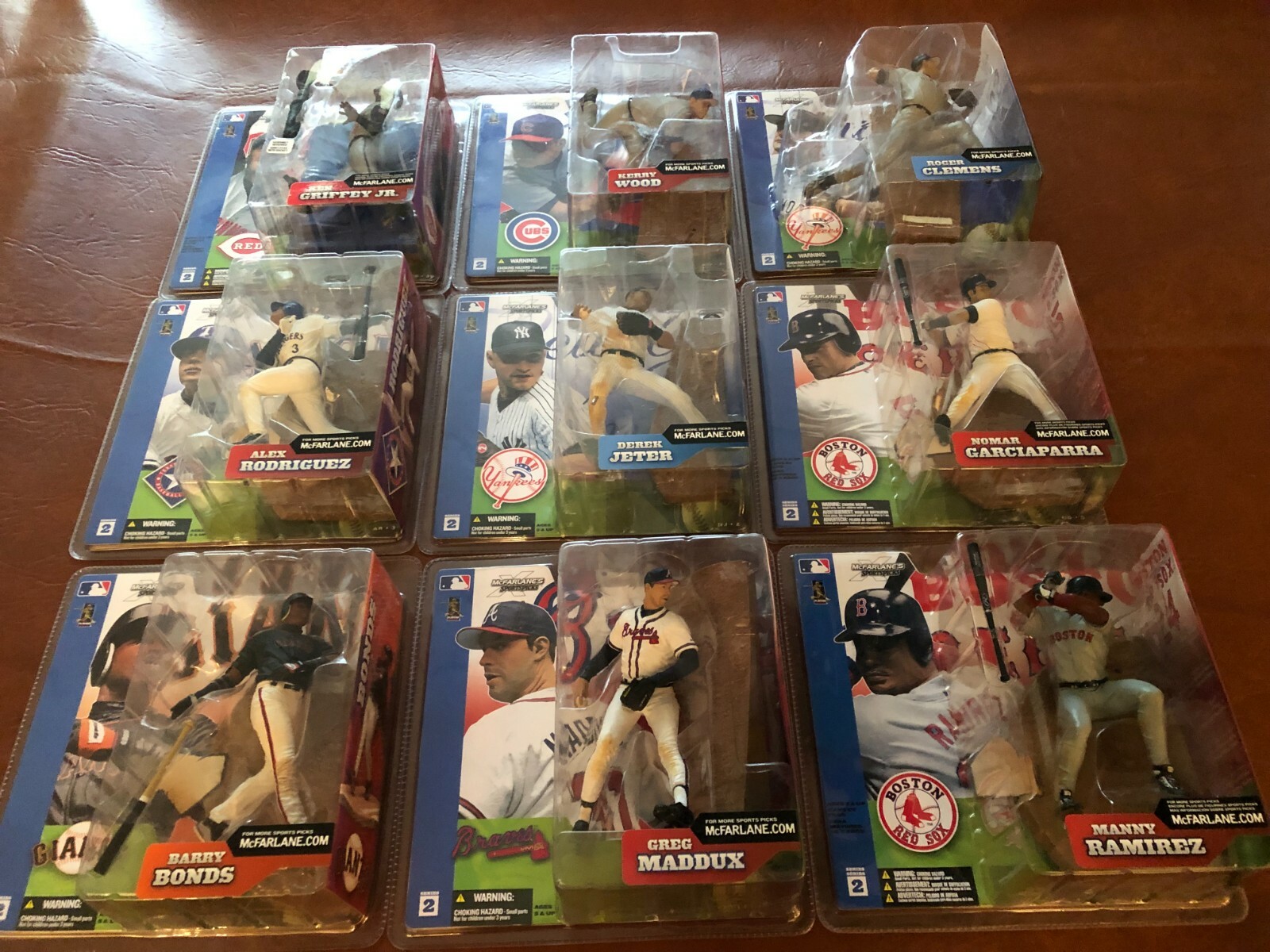 McFarlane Sports MLB Series 2 Action Figures - Complete Set of 9 ...