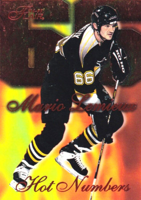 1996-97 Flair Hot Numbers Mario Lemieux | eBay