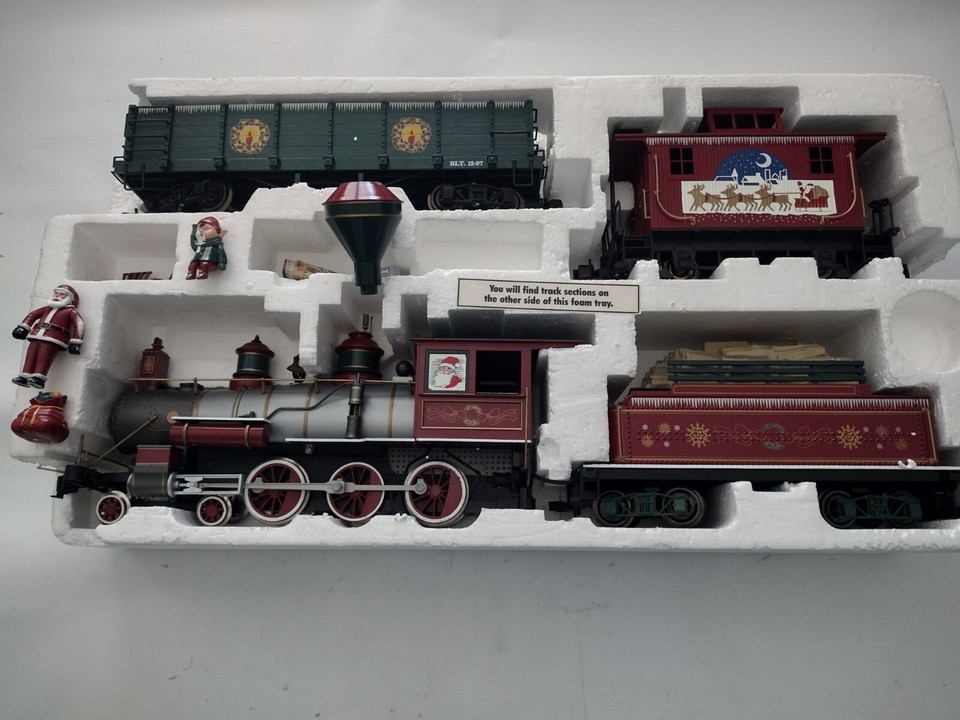 G Scale Bachmann Big Haulers White Christmas Express Train Set No Track ...