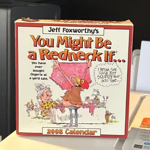 You Might Be a Redneck If... 2008 by Jeff Foxworthy Desktop Calendar ...