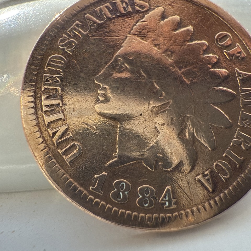 1884 INDIAN HEAD CENT Coin 1 Penny | eBay