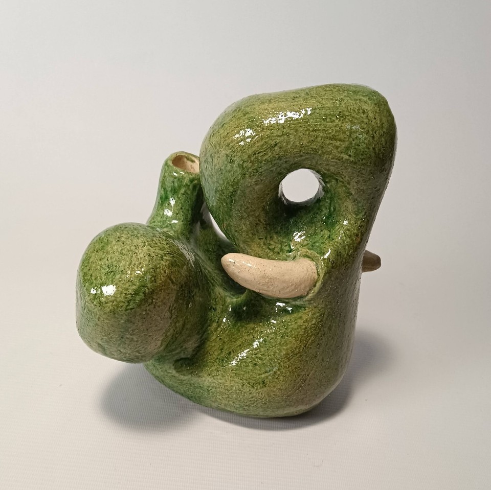 Art Statue Vase. Creative Sculpture Vase. Sculptural elephant vase ...