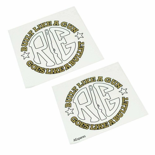 Fits Royal Enfield Built Like A Gun Goes like a Bullet RE Logo Sticker ...