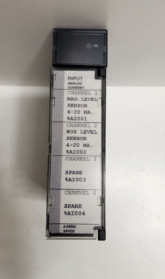 GUARANTEED! GE GENERAL ELECTRIC 4PT CURRENT INPUT ANALOG MODULE ...