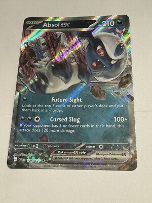 Absol ex 135/197 Ultra Rare Pokemon Obsidian Flames NM Pack Fresh | eBay