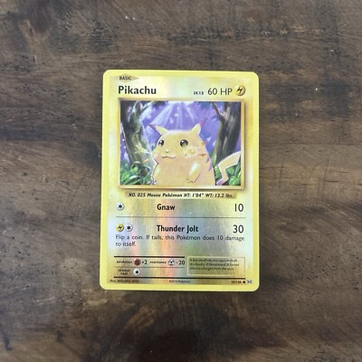 2016 Pokémon Pikachu 35/108 [Reverse Holo Rare] XY Evolutions (PSA 10 ...
