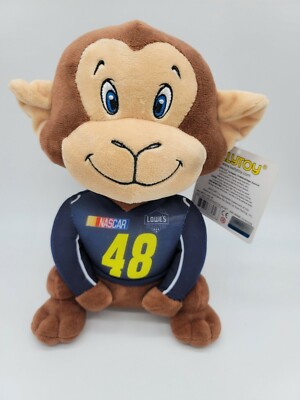 Kellytoy 10.5" NASCAR MONKEY# 48 JIMMIE JOHNSON NEW NWT | eBay