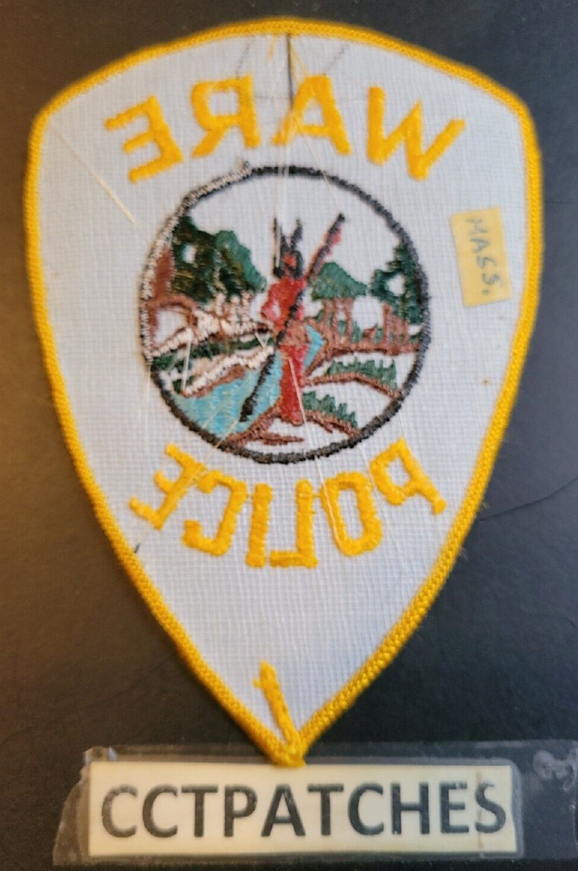 WARE, MASSACHUSETTS POLICE SHOULDER PATCH MA | eBay