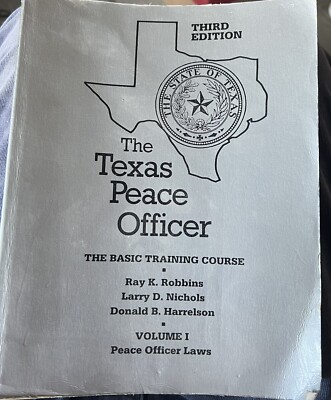 The Texas Peace Officer Vols. 1 and 2 | eBay