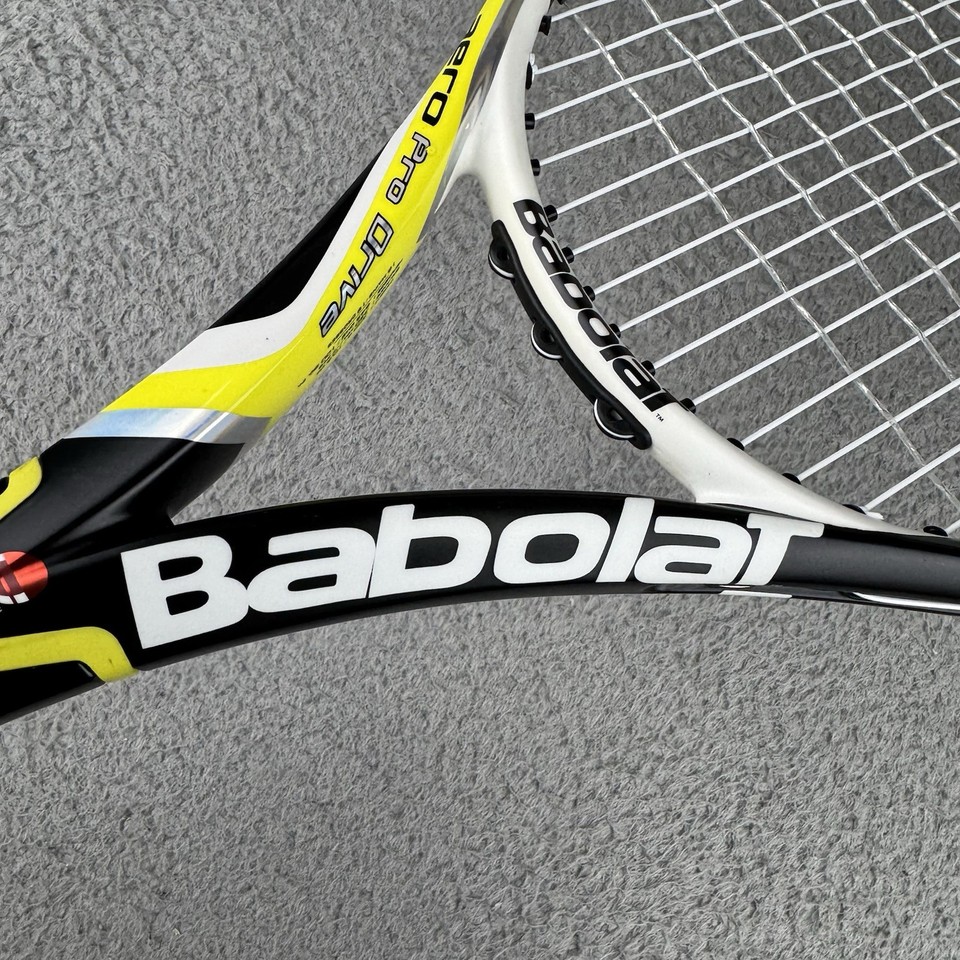 Babolat AeroPro Drive GT 2010 Nadal Tennis Racquet 100 4 3/8 Needs Grip ...