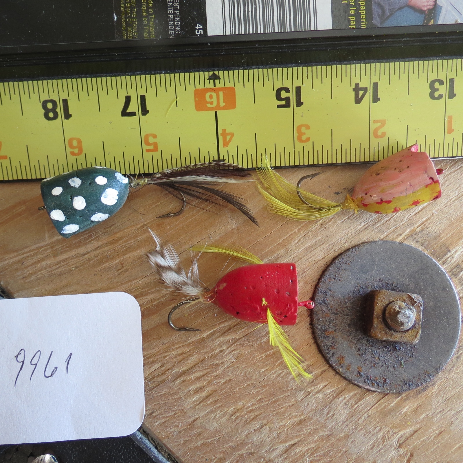 Vintage cork fly fishing lures (lot#9961) | eBay