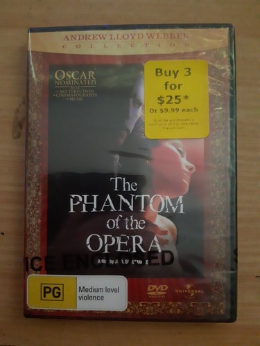 The Phantom Of The Opera (DVD) | eBay