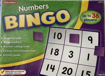 Lakeshore Numbers Bingo 36 Players | eBay