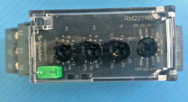 Schneider New RM22TR33 Monitoring Relay 2CO, 380 to 480 V ac, Voltage ...