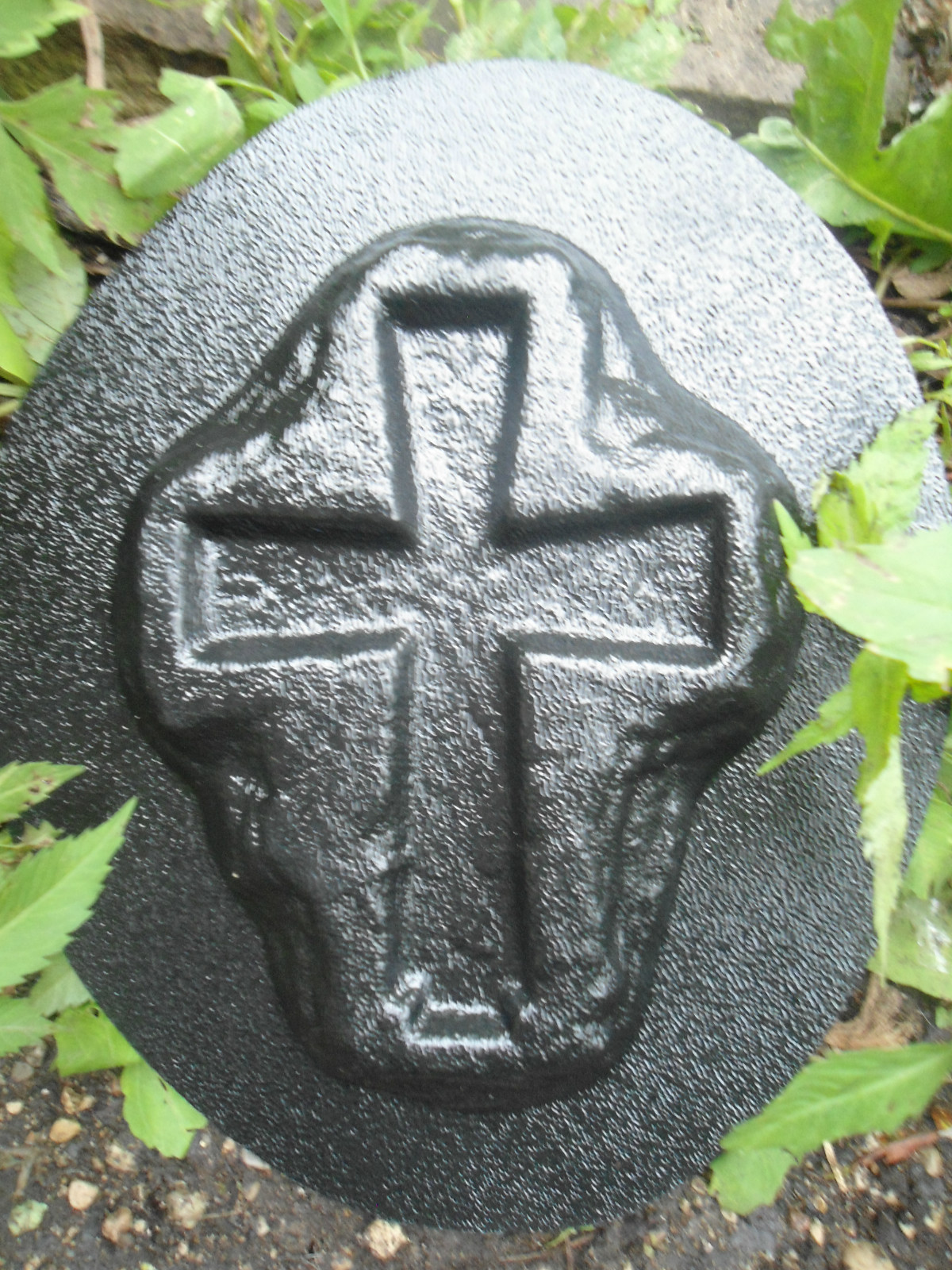 Religious cross mold plaster cement resin casting mould 6" x 4" x 1/2 ...