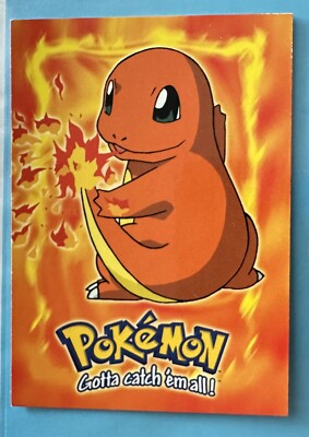1998 Topps Pokemon The First Movie Charmander #E4 of 12 Card Lightly ...