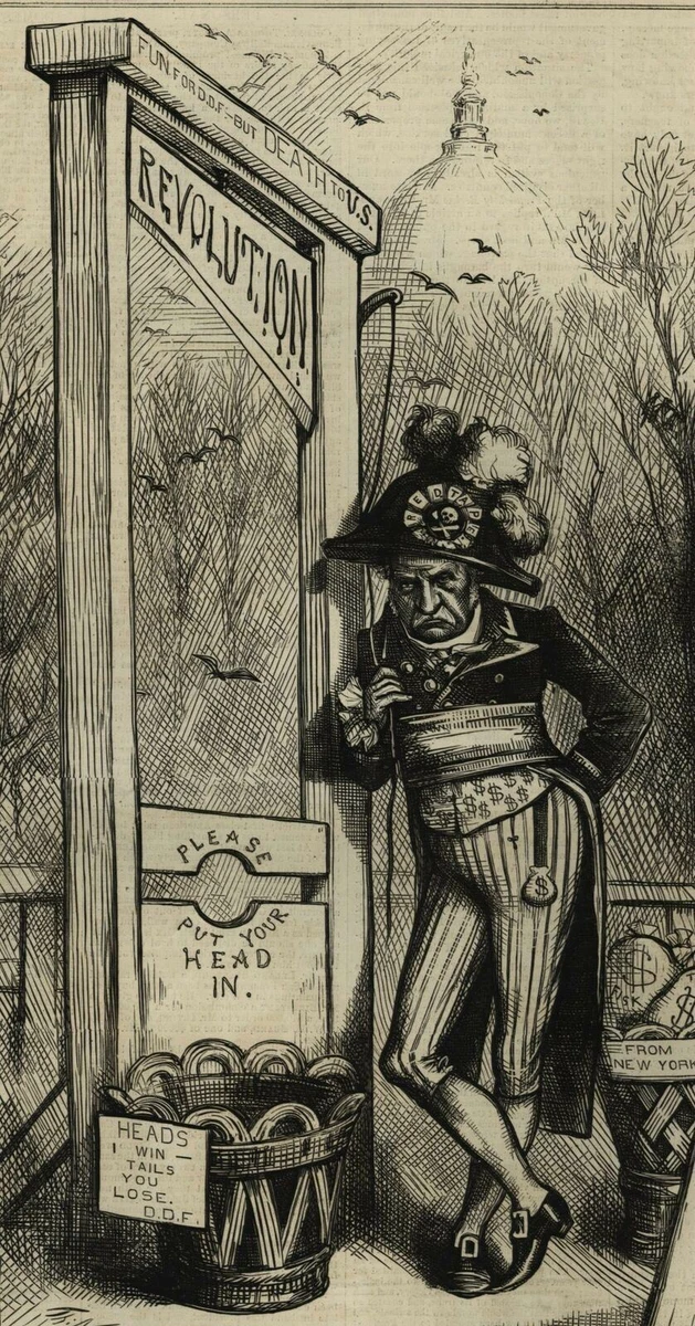 French Revolution Guillotine Political Cartoons