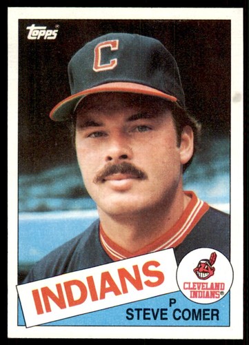 1985 Topps Steve Comer p Cleveland Indians #788 | eBay